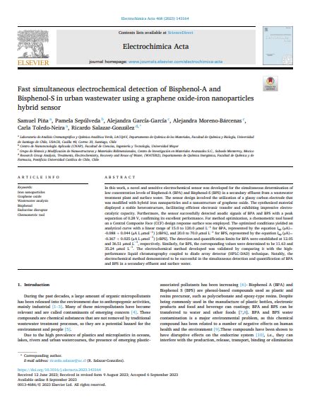 Fast Simultaneous Electrochemical Detection Of Bisphenol A And
