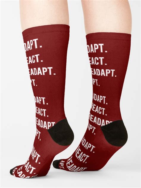 Chaussettes « Adapt React Readapt Apt Par Samasa66 Redbubble