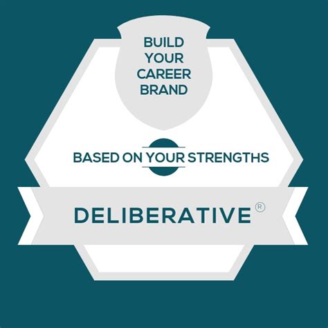 Cliftonstrengths Deliberative Strengthsfinder Talent 13 Of 34