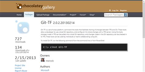 Migrating Source Code With History To TFS 2012 With Git Tf Naked