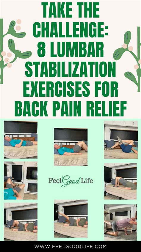 Take The Challenge 8 Lumbar Stabilization Exercises For Back Pain Relief In 2024 Back Pain