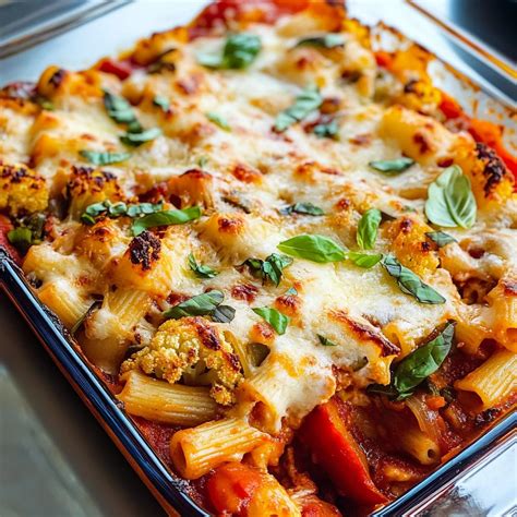 Baked Ziti With Roasted Vegetables