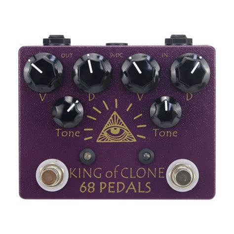 68 Pedals King Of Tone Overload Single Block Effector Analog King Of