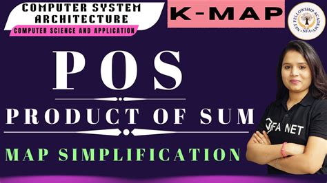 product of sum pos karnaugh map k map map simplification csa computer science youtube