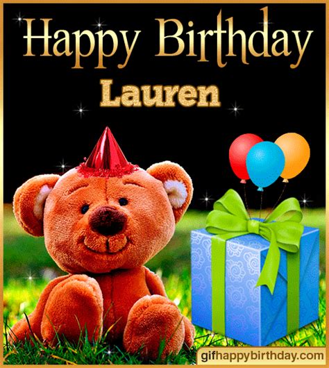 Wish Happy Birthday S With Name Lauren