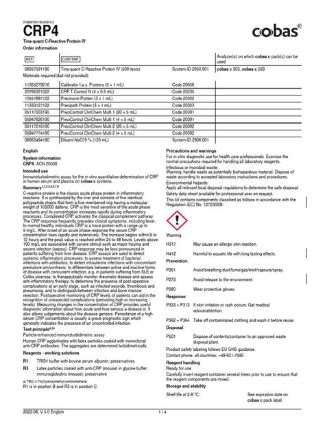 Insert Crp4 0108057591190c503 V5 En Download Free Pdf Detection