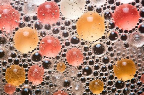 Premium Ai Image Close Shot Of Fizzing Soda Bubbles