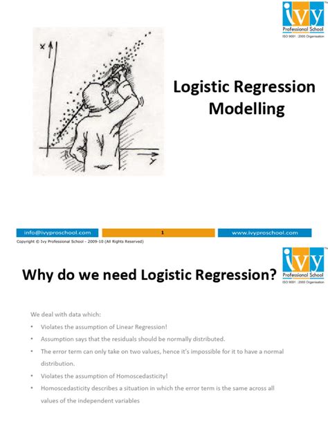 Logistic Regression Modelling Ivy V4 Pdf Logistic Regression