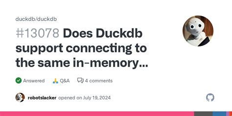 Does Duckdb Support Connecting To The Same In Memory Instance Through Multiple Database