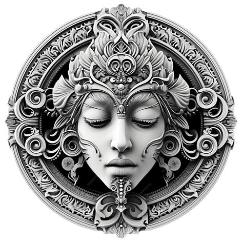 Premium Photo Loral Embrace A Circular Symphony Of Fauna