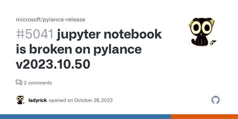 Jupyter Notebook Is Broken On Pylance V2023 10 50 Issue 5041