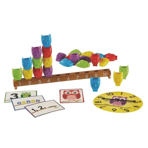 Learning Resources 1 10 Counting Owls Activity Set
