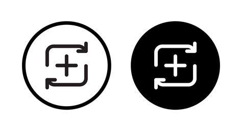 Remix Button Icon Vector Social Media Elements 10260474 Vector Art At