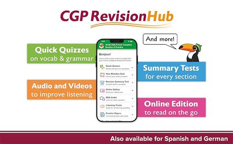 New Gcse French Aqa Complete Revision And Practice With Cgp Revisionhub For Exams From 2026