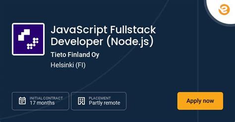 Javascript Fullstack Developer Nod
