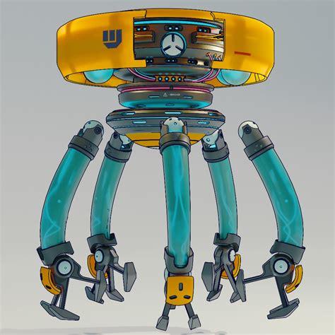 Artstation Blender Bots Cool Robots Robot Design Halo Drawings