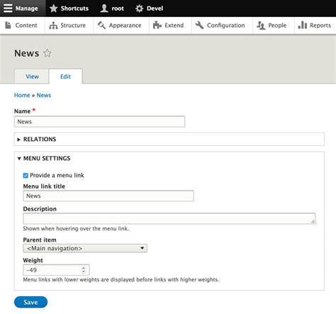 How To Automate The Creation And Display Of Taxonomy Terms As Menu Items Or Menu Blocks D11