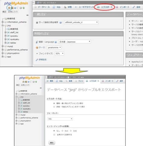 phpMyAdminの使い方 DBのバックアップとリストア gungiiのなるほどHack Tips