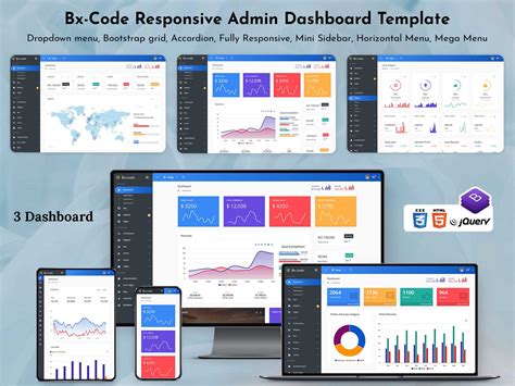 Bx Code Admin Dashboard UI Kit Bootstrap Admin Template