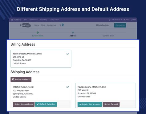 Odoo Customer Default Delivery Address Webkul