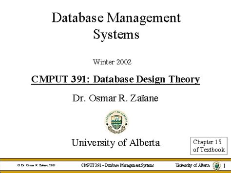 Database Management Systems