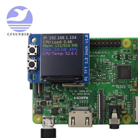 PiOLED Mini 1 3 inch 240x240 TFT giao diện OLED SPI bổ sung cho Raspberry Pi Shopee Việt Nam