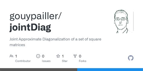 github gouypailler jointdiag joint approximate diagonalization of a
