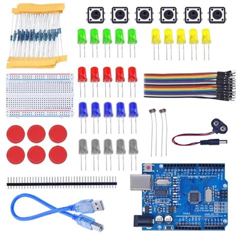 Jual Breadboard Kit For Arduino Kit Starter Kit For Uno R3 Mini Breadboard Led Jumper Wire
