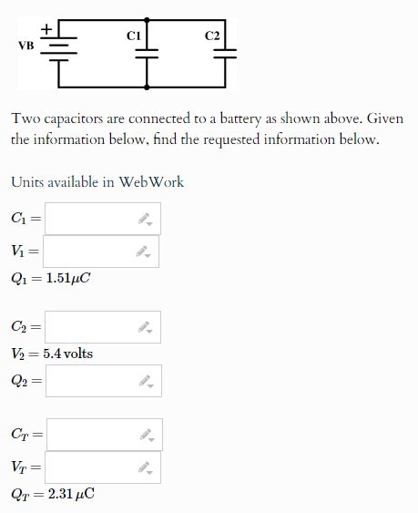 Two Capacitors Are Connected To A Battery As Shown Chegg Com