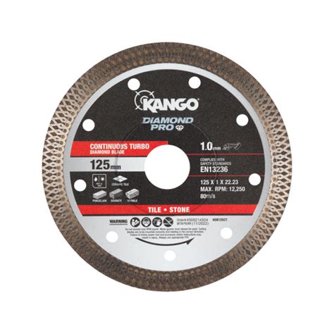 Kango 125mm Continuous Turbo Diamond Blade Bunnings Australia