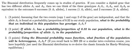 Solved The Binomial Distribution Frequently Comes Up In