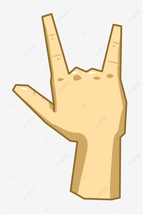 Cartoon Gesture Illustration Png Picture Love You Gesture Cartoon Illustration Gesture Love