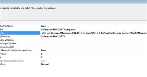 Ssis Download Files From Sftp Using Ssis Execute Process Task And