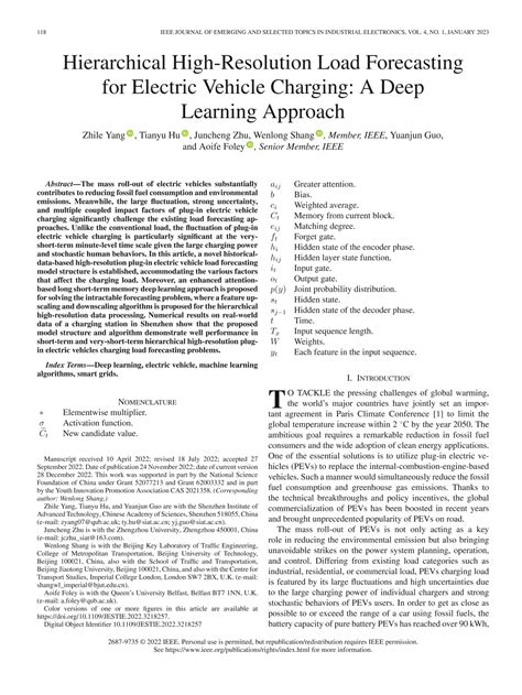 hierarchical high resolution load forecasting for electric vehicle