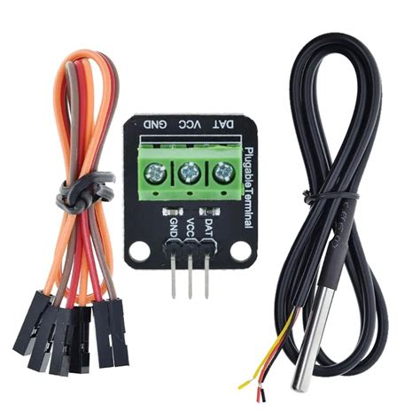 Modulo Sensor Temperatura Kit Arduino Compatible Modulo Ds18b20 Con