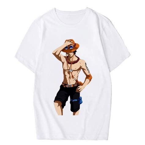 One Piece T Shirt Portgas D Ace Official Merch Onepiecefans Store