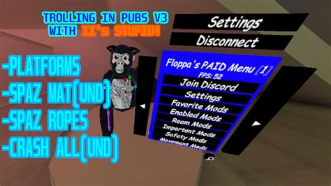 Using Mods In Public Lobbies Part With Iis Stupid Menu Youtube