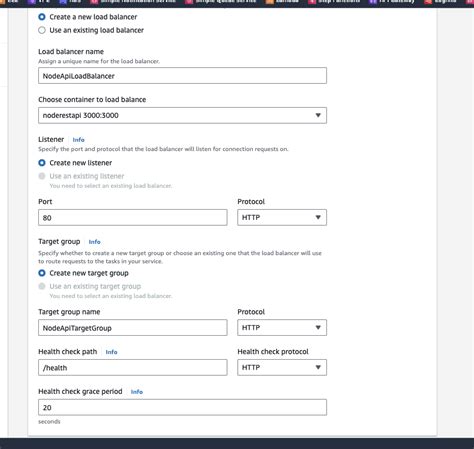 Nodejs Aws Ecs Service Is Failing To Launch A Task With A Container Which Is Node Js Express