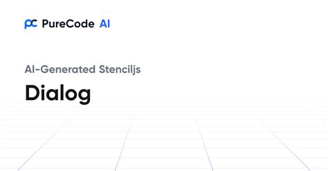 Build Great Stenciljs Dialog Components Faster Using Ai Tools