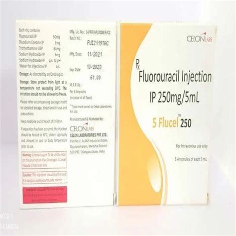 5 Flucel Fluorouracil 250mg Adrucil Efudex At ₹ 13 5 Vial Nagpur Id 2854332014830
