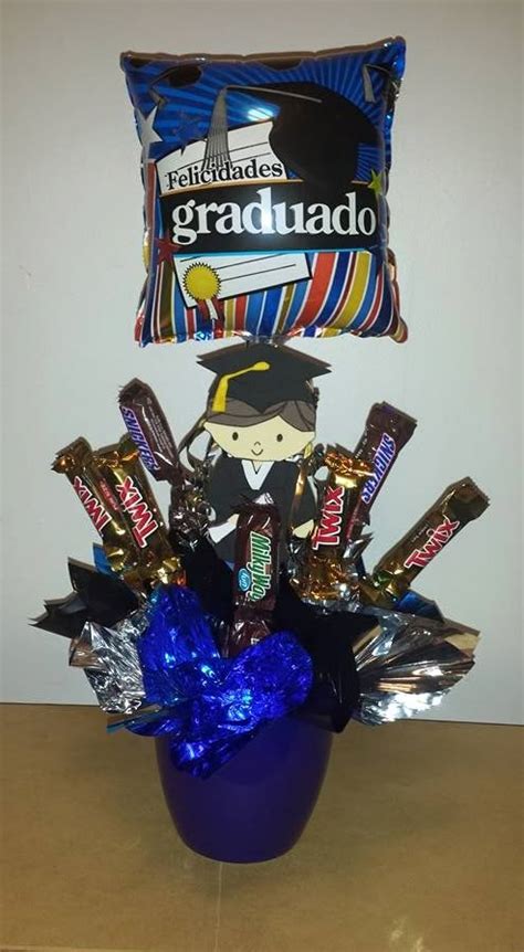 Arreglo Con Globo Y Chocolates Para Graduación