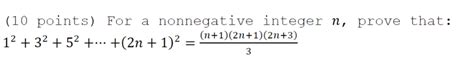 Solved 12 32 52 2n 1 2 3 N 1 2n 1 2n 3 Chegg Com