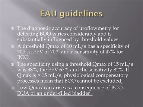 Uroflowmetry Assiut University Presentation Pdf