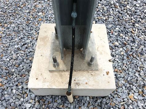 Steel Structure With Grounding Cable Of 115kv Electrical Equipment