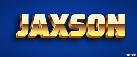 Jaxson Text Effect And Logo Design Name