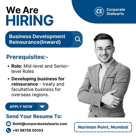 Corporate Stalwarts On Linkedin Mumbai Corporatestalwarts Businessdevelopment Reinsurancejobs
