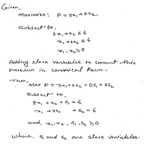 Answered Use The Simplex Method To Solve The Following Maximum Problem