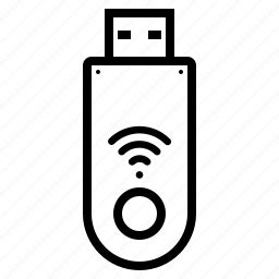 Bluetooth Connect Dongle Usb Wireless Icon Download On Iconfinder