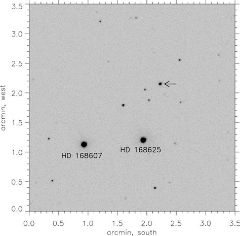 Ccd Frame Field Of View 3 6 N Is Up E Is Right The Comparison Download Scientific