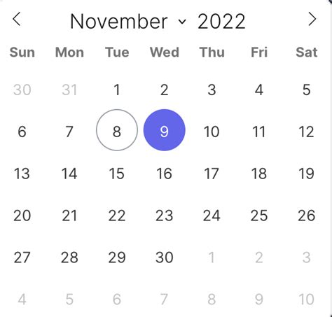 Wrong Weekdays When Using Showmonths 1 · Issue 2822 · Flatpickrflatpickr · Github